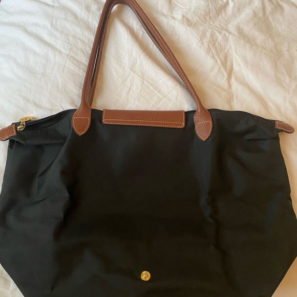 Longchamp | Bags | Black Longchamp Large Tote | Poshmark